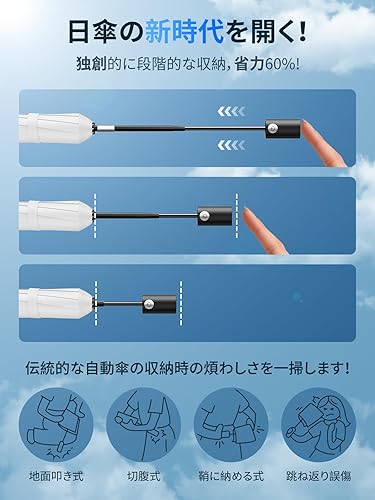 「もう手放せない！」男女が絶賛するUPEBのおすすめ折りたたみ日傘の驚くべき効果とは？ - ELEGANT LIFE